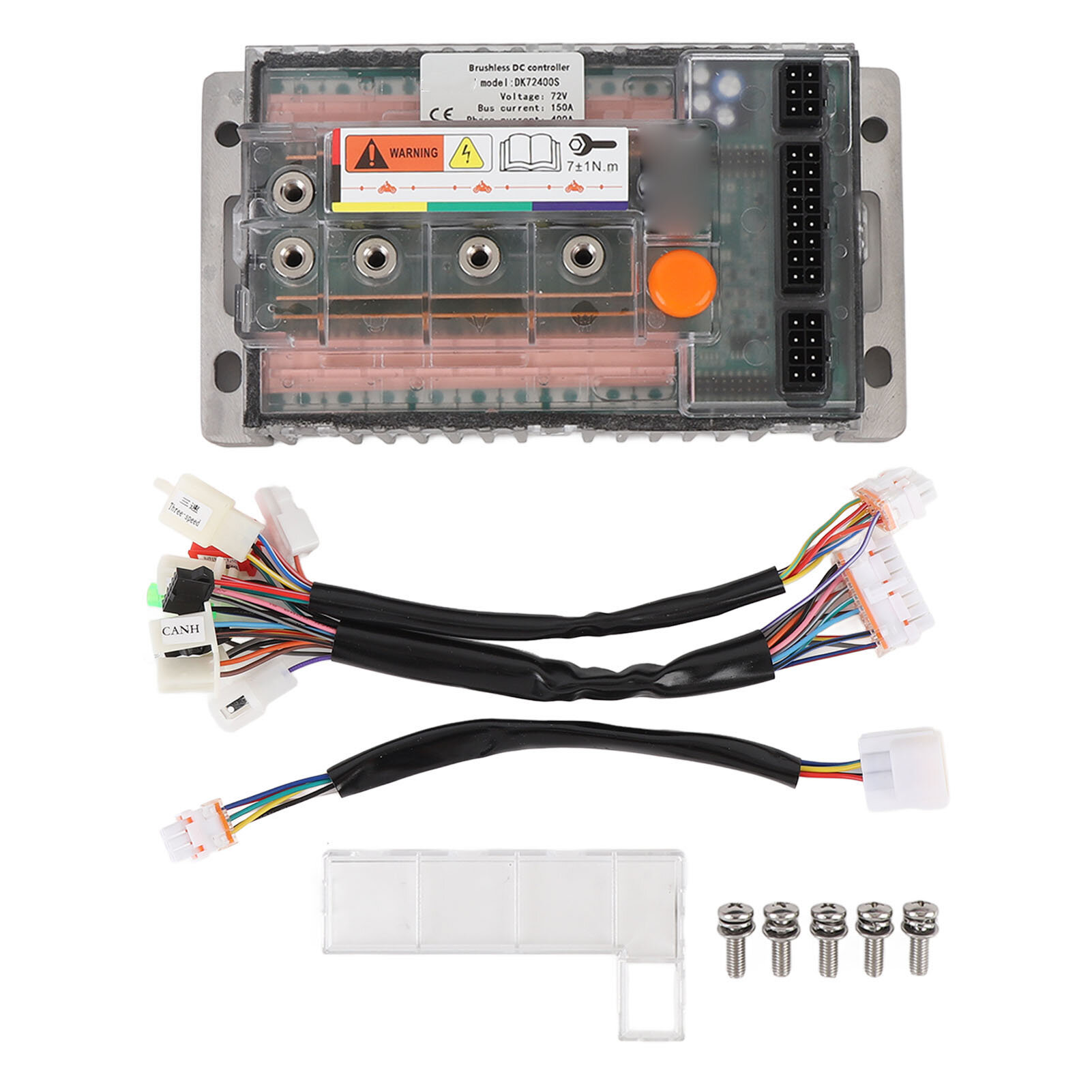 Контроллер бесщеточного двигателя 72V, синусоидальный, 4000W, для QS Motor, электромотоциклов, скутеров