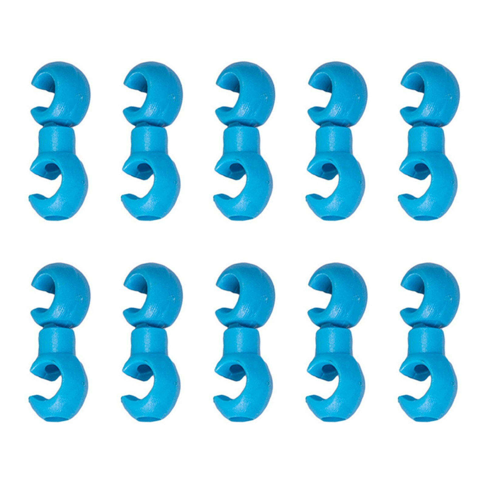 10 шт. Вращающиеся крючки для крепления тросов велосипеда, переключателя скоростей, тормозных тросов, кожухов тросов тормозов.