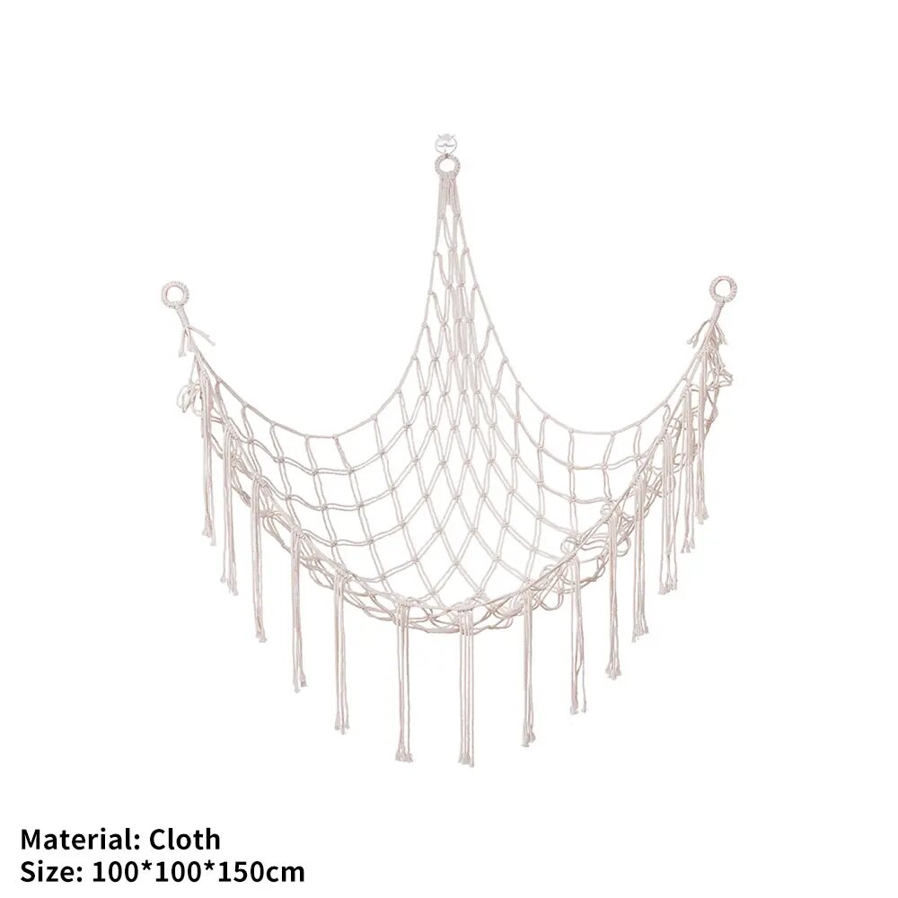 1 шт, игрушечные гамаки, настенный уголок, подвесная сетка для хранения, органайзер, 100x100x150cm