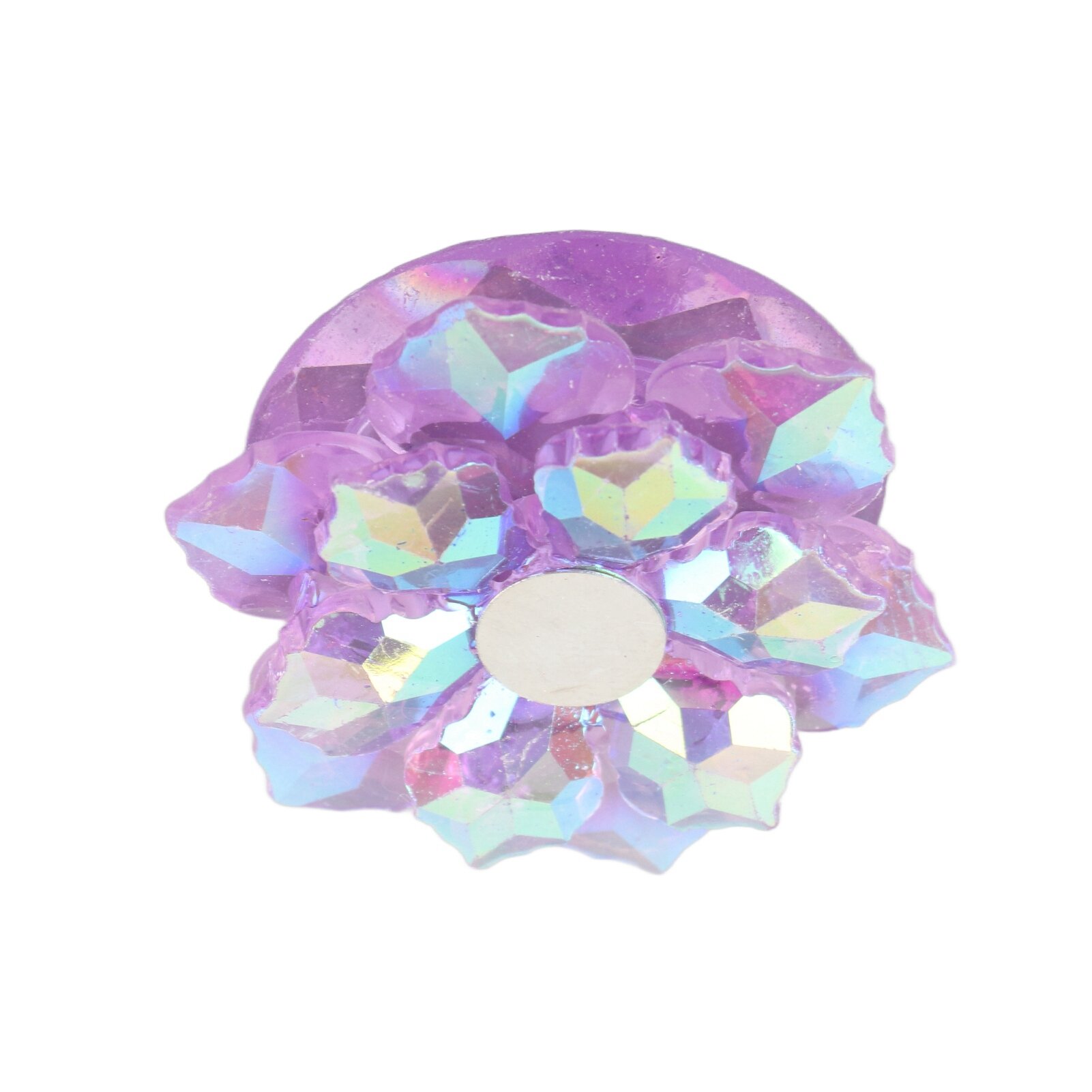 Подставка для типсов DIY Магнитный держатель для демонстрации практики наращивания ногтей для маникюрного инструмента с накладными типсамиФиолетовый