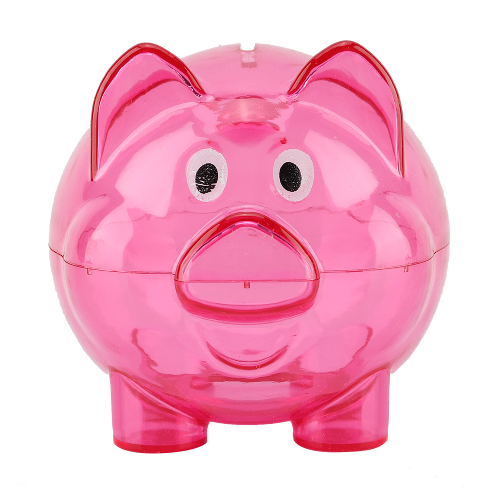 Cute Creative color pig bank birthday gift toy(Rose Pink)
