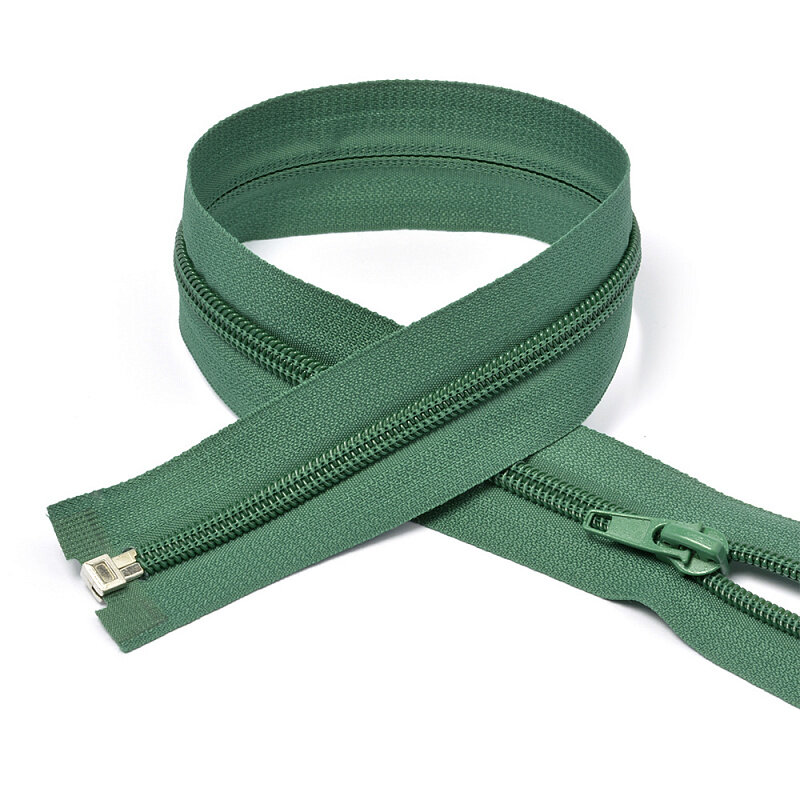 Молния MaxZipper спираль разъёмная 60см цв. 269 т. зелёный 3 штуки