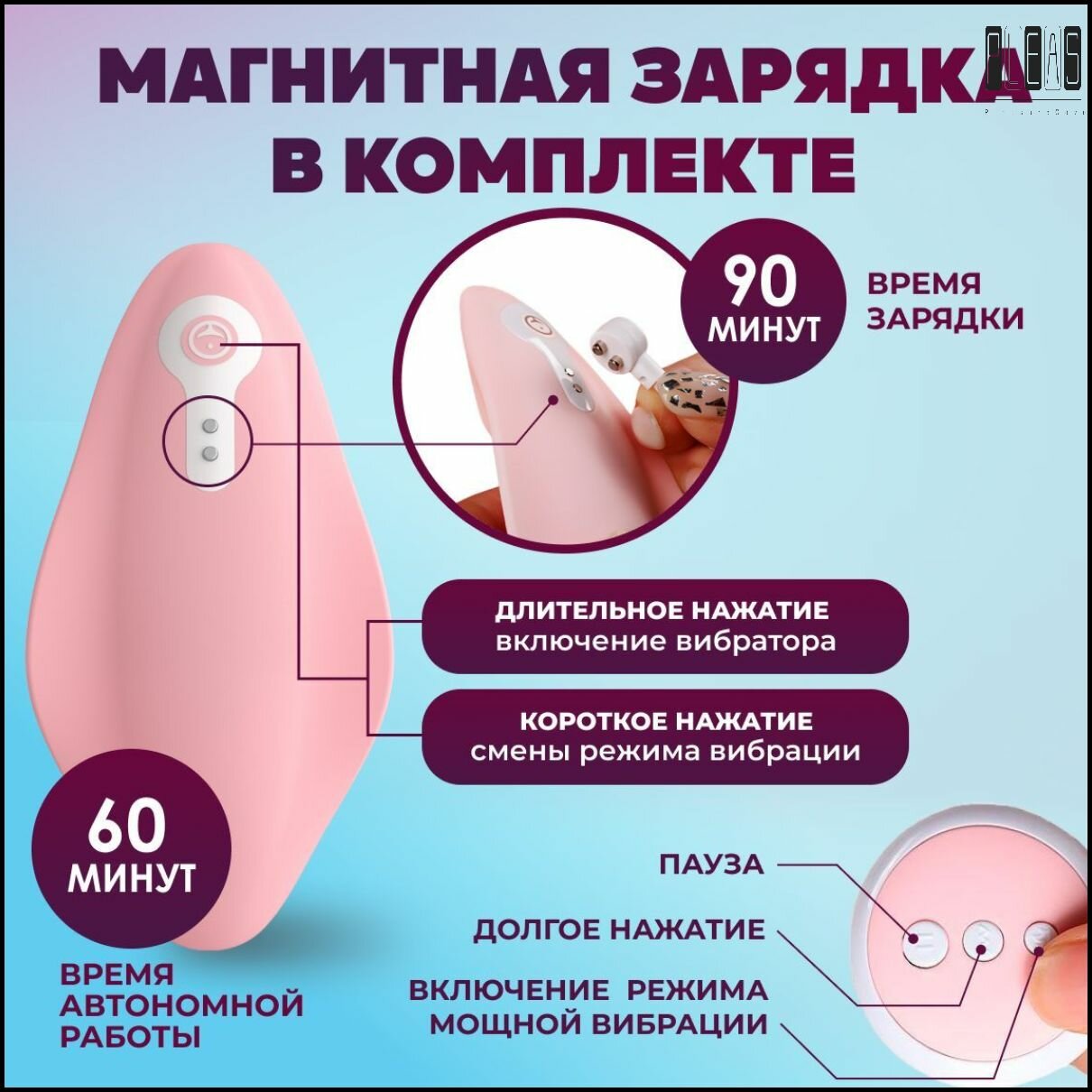 Вибратор женский в трусики для клитора с пультом управления SHELEVAR Вибротрусики для женщин и девушек со стимулятором клитора, интимная секс игрушка для двоих взрослых 18+