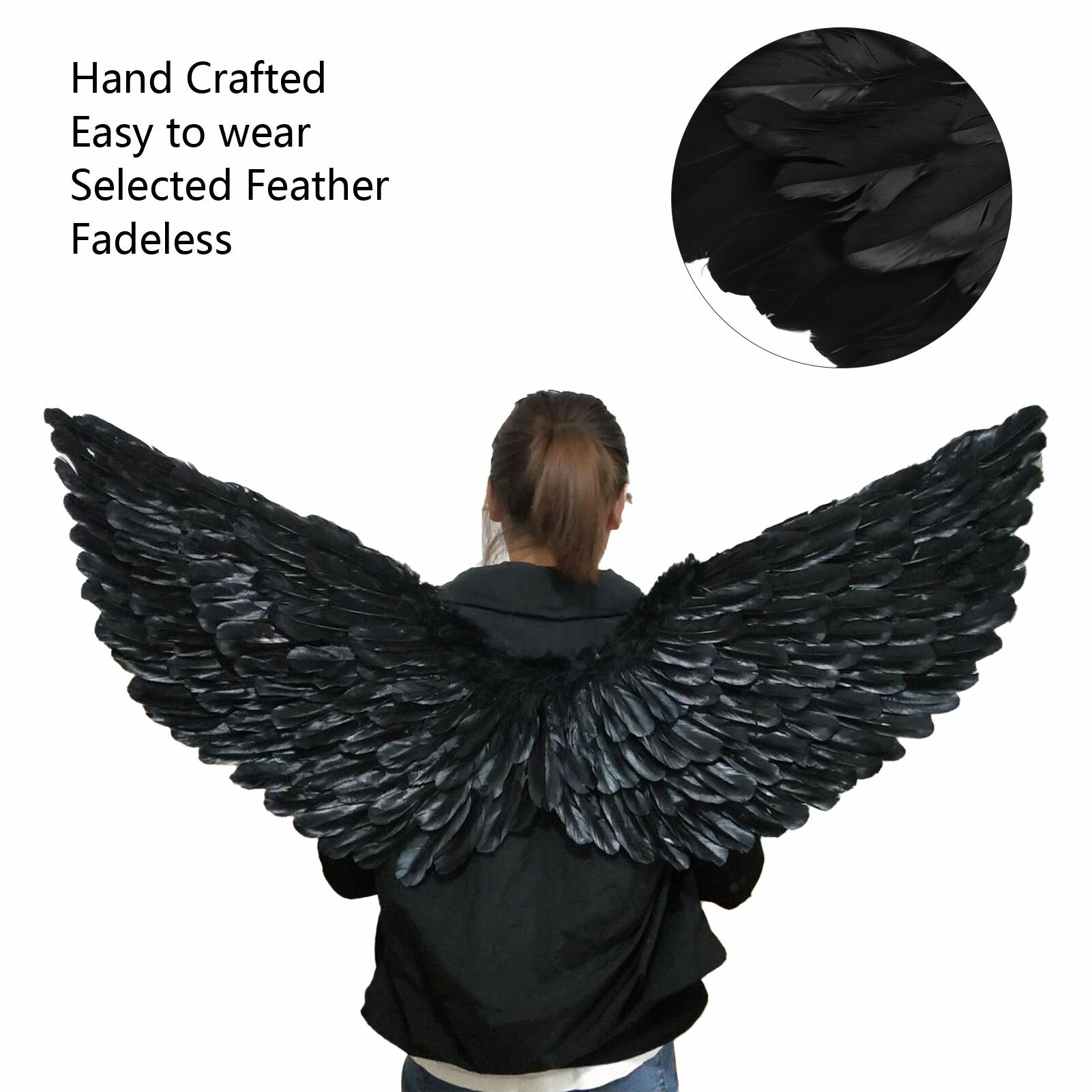 Набор Ангельских крыльев для косплея на Хэллоуин, Сценические крылья для детей и взрослых