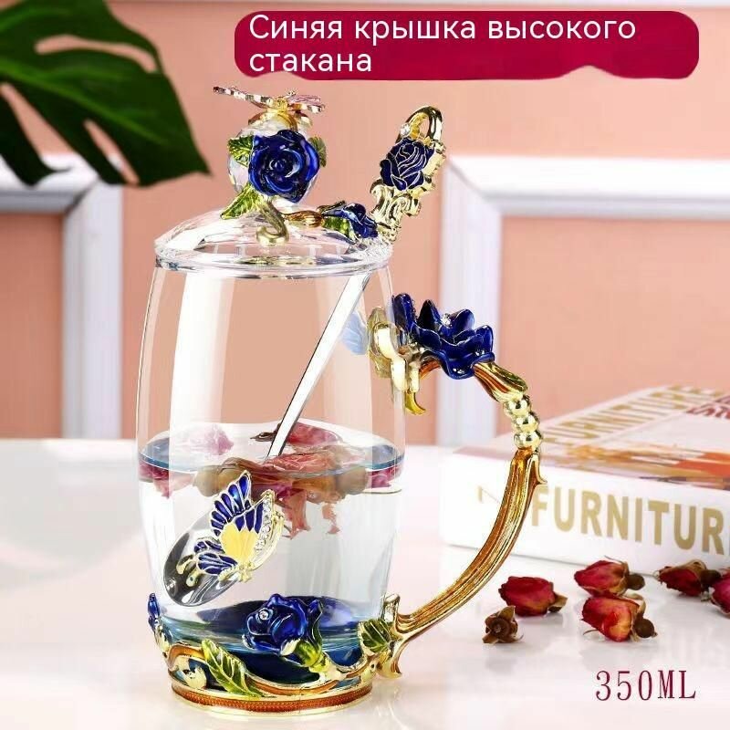 Набор кружек, Стекло , Эмаль чашка