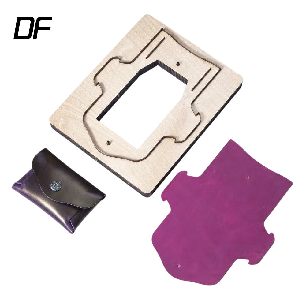 Высечной штамп (штанцформа) кошелек кардхолдер для вырубки кожи, пробойник для кожи (без швов)