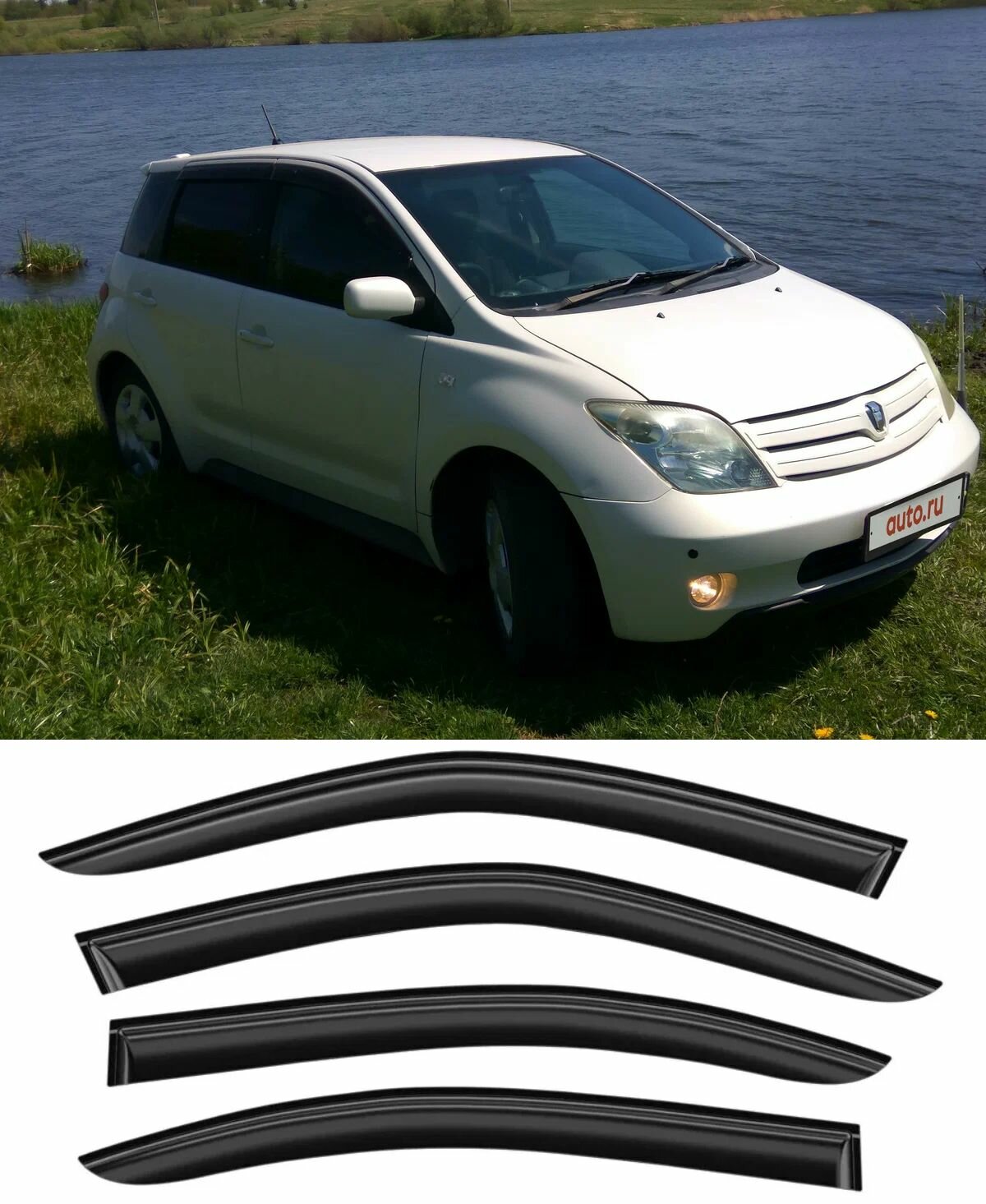 Дефлекторы боковых окон TOYOTA Ist Тойота Ист (2001-2006)