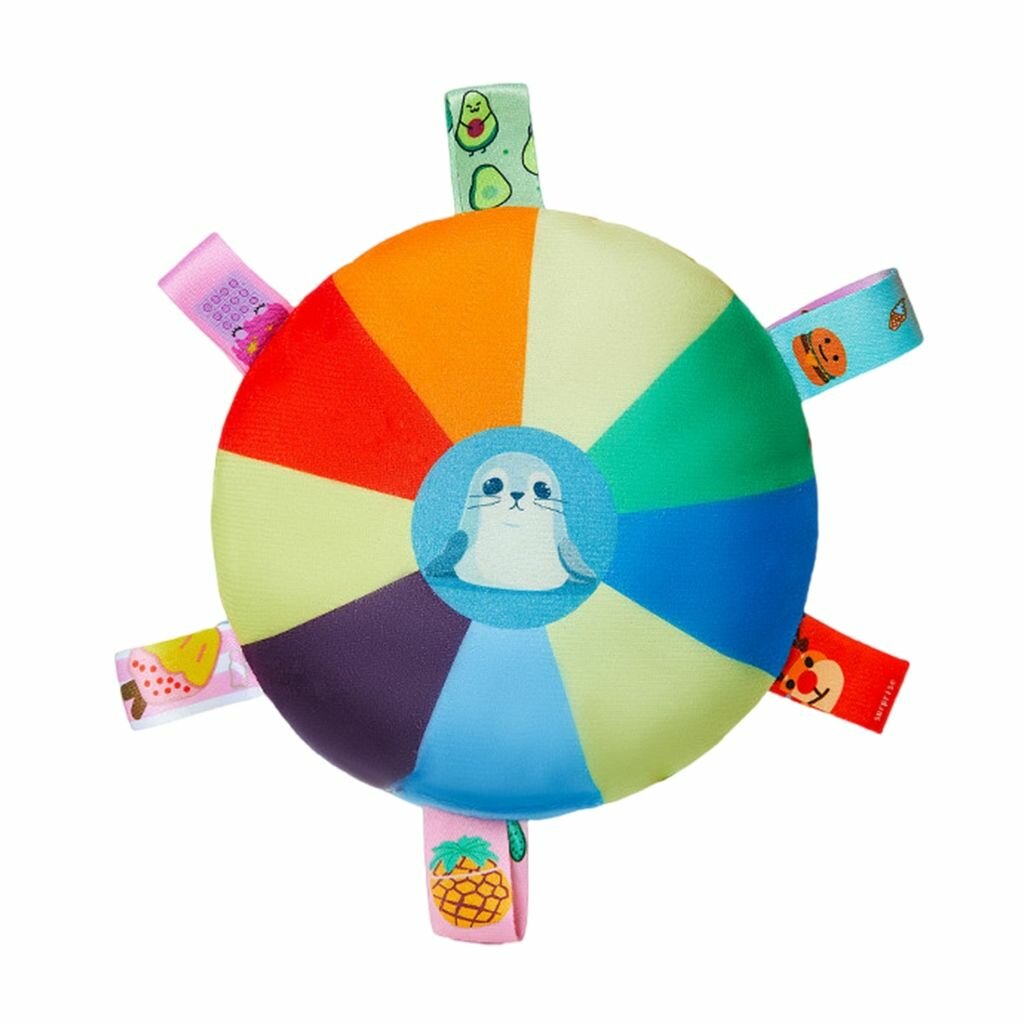 Игрушка для собак летающая тарелка с колокольчиком, - Морской лев