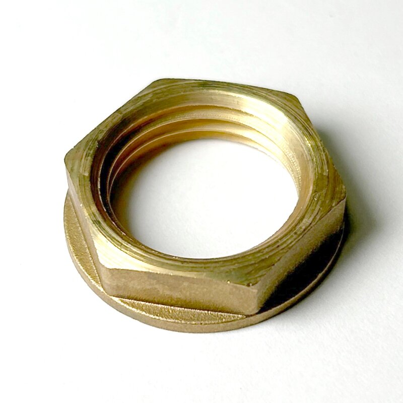 Контргайка латунная с бортиком 1/2" ВР LD Pride