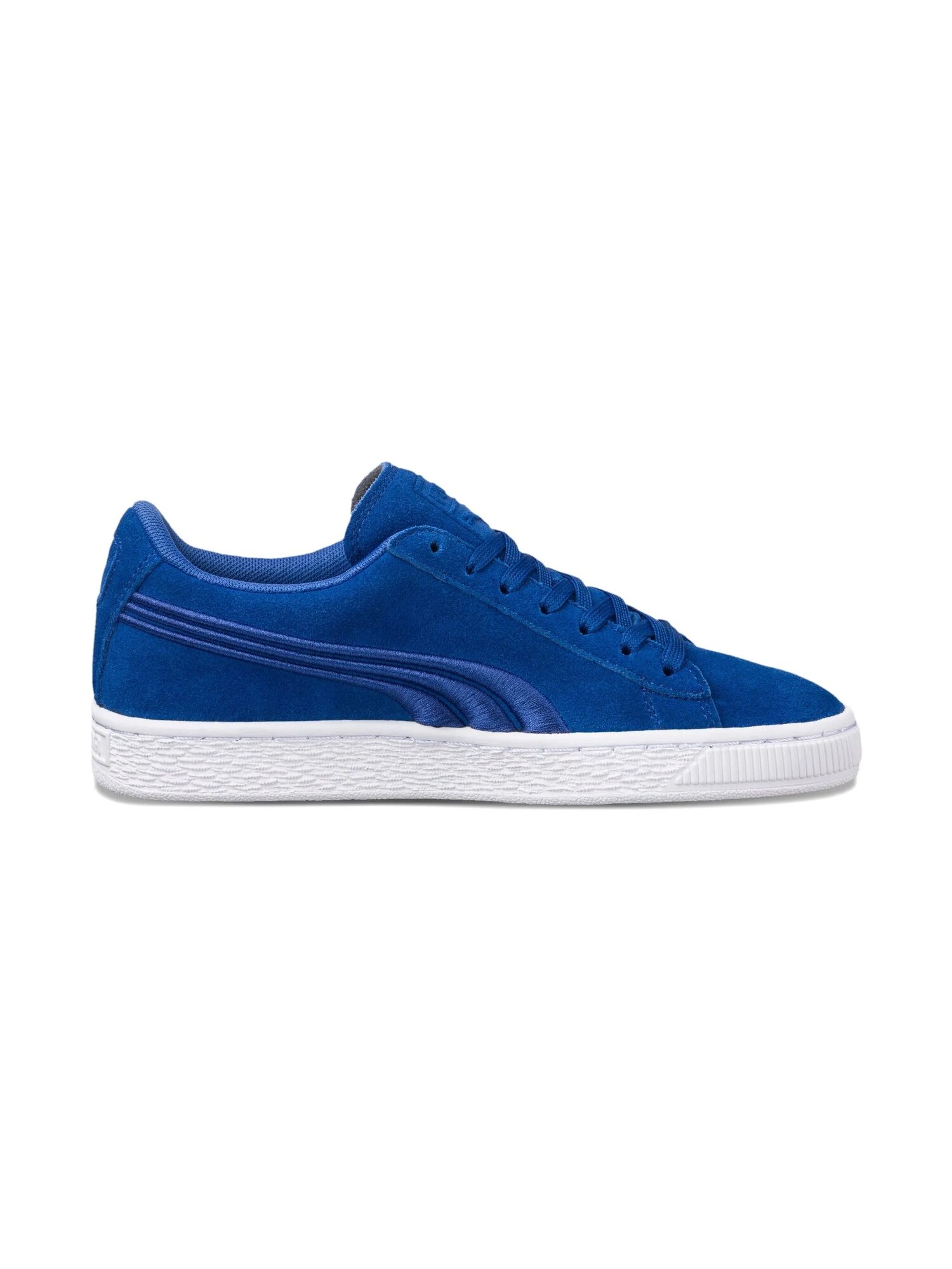 Кроссовки Suede Classic Badge GS Blue/White