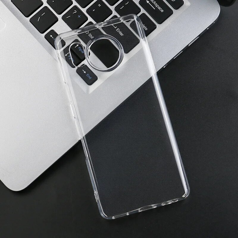 Soft TPU Silicone Case Cover for Asus Sharp Aquos Sense 7 Sense7 Plus Phone Case Shell Plain Transparent Anti-Fall Anti-Scratch