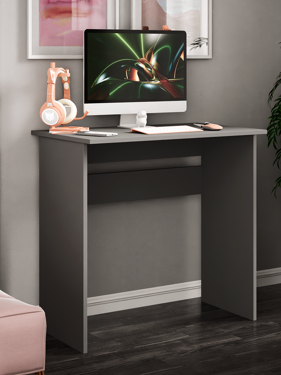 Стол MFMaster Uno-4, оникс, ЛДСП, универсальный, 77.8x47.4x75 см