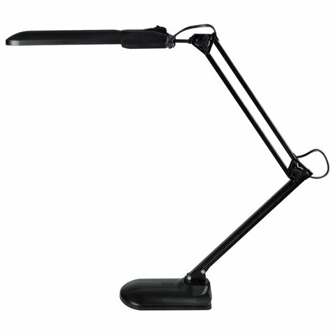 Светильник настольный "Дельта +", на подставке, люминесцентный, 11 Вт, черный, высота 70 см, 2G7