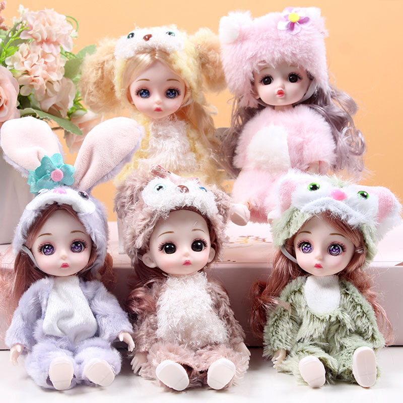 Горячая распродажа SG 17cm Многосоставной сменный рождественский набор кукол в подарочной коробке Изысканная постоянно меняющаяся кукла-принцесса