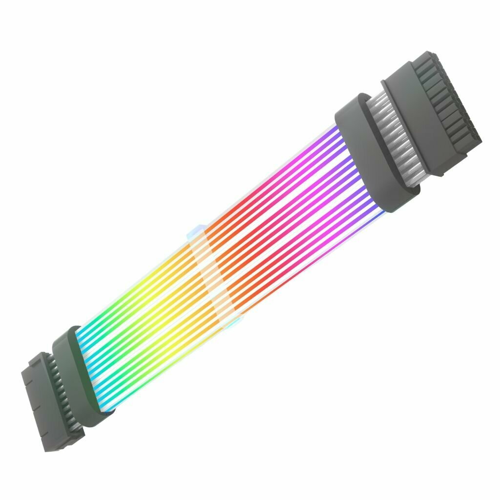 (1) 24-контактный удлинительный кабель ARGB - черный