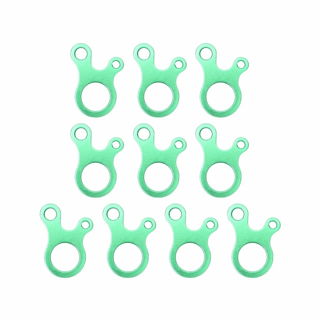 10 шт. Трехдырчатые натяжители для веревки