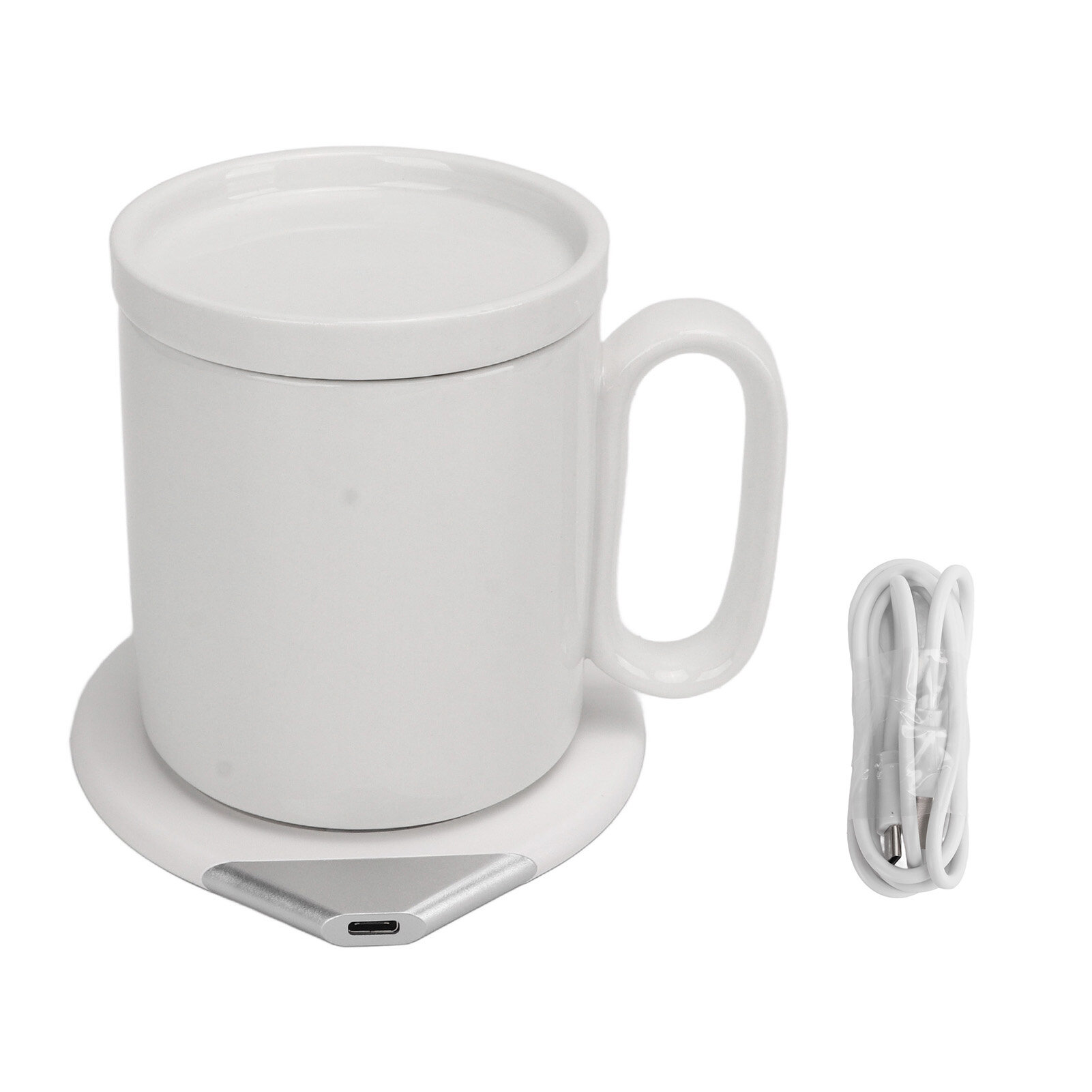 Электрический подогреватель чашек 350 мл, беспроводная зарядка для телефона, водонепроницаемый, высокий уровень безопасности, подогрев чашек, зарядное устройство для телефона.