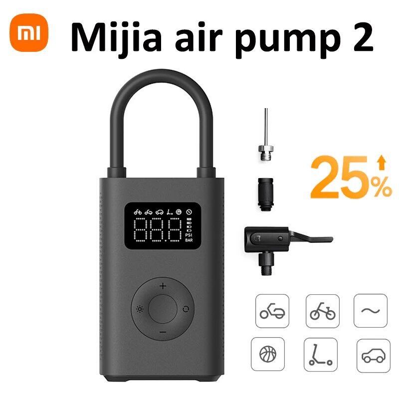 Xiaomi Mijia Air Pump 2 Портативный электронный насос