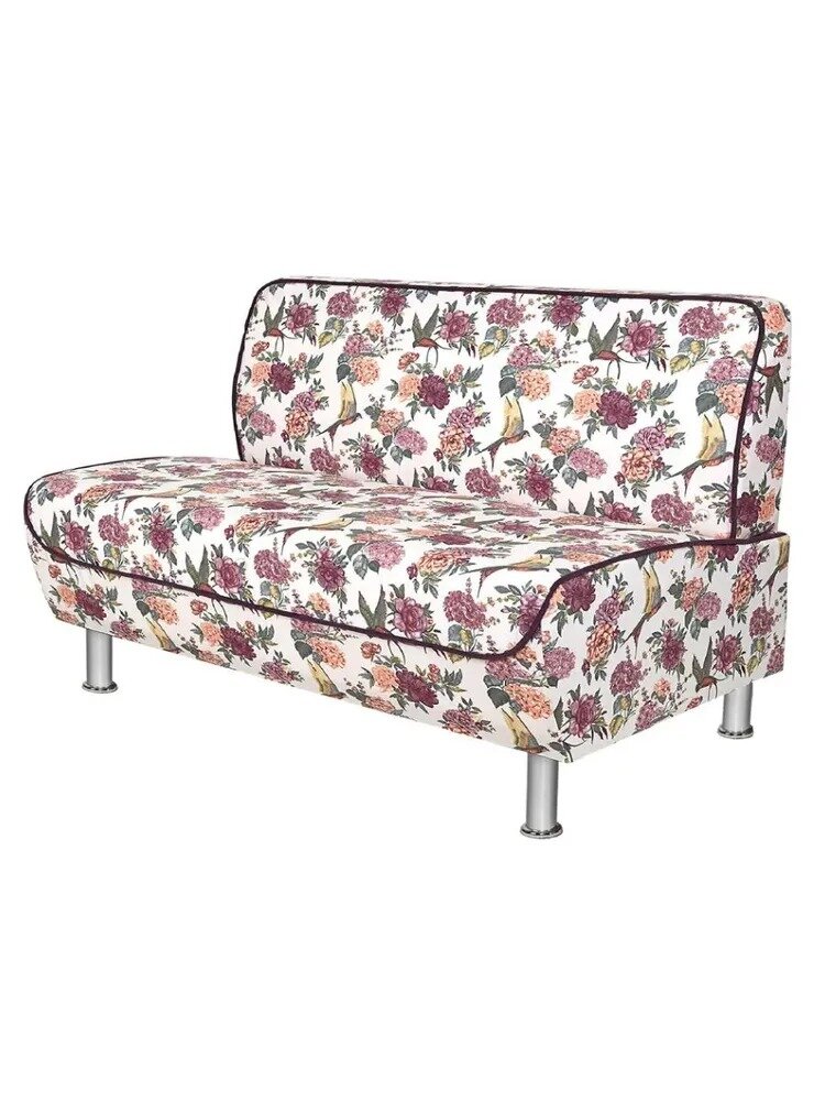 Диван прямой микс 139х65х84 см, нераскладной, колибри микровелюр