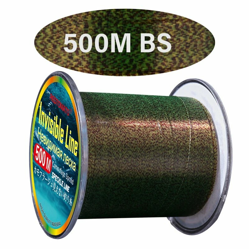 REDTOMATO нейлоновая тонущая леска 500 м Темно-зеленый, 1.2-0.181mm-8.4LB, 500BS