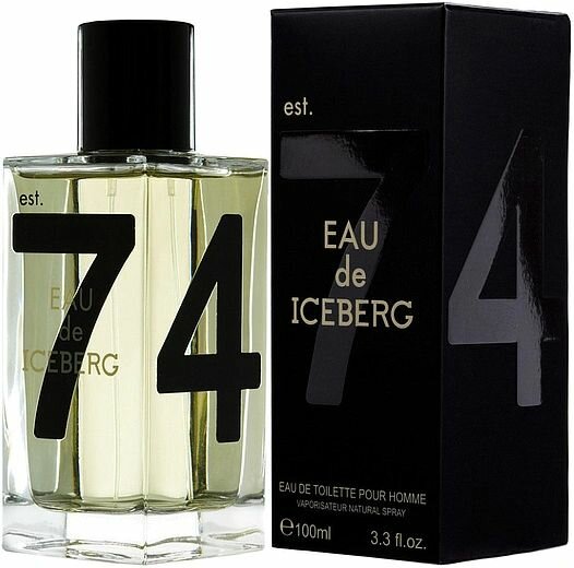 Iceberg eau de iceberg 74 man 100 ml туалетная вода мужская