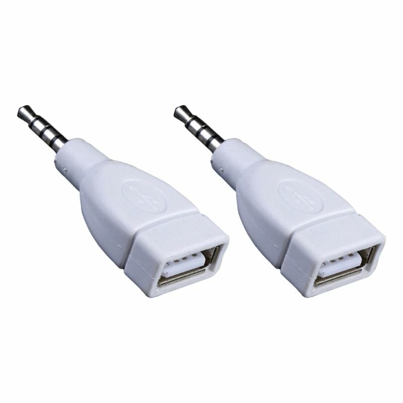 Конвертер звука 3.5 мм AUX в USB 2.0, 2pc