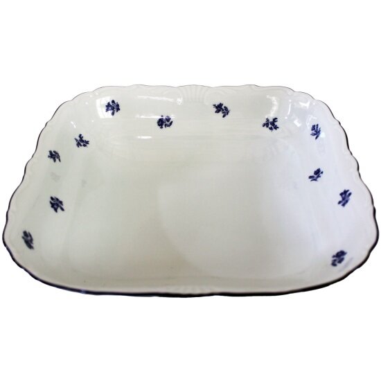 Салатник Thun 1794 квадратный "Офелия", декор "Мелкие синие цветы", 16 см. (P1OP0620JQZ9300700)