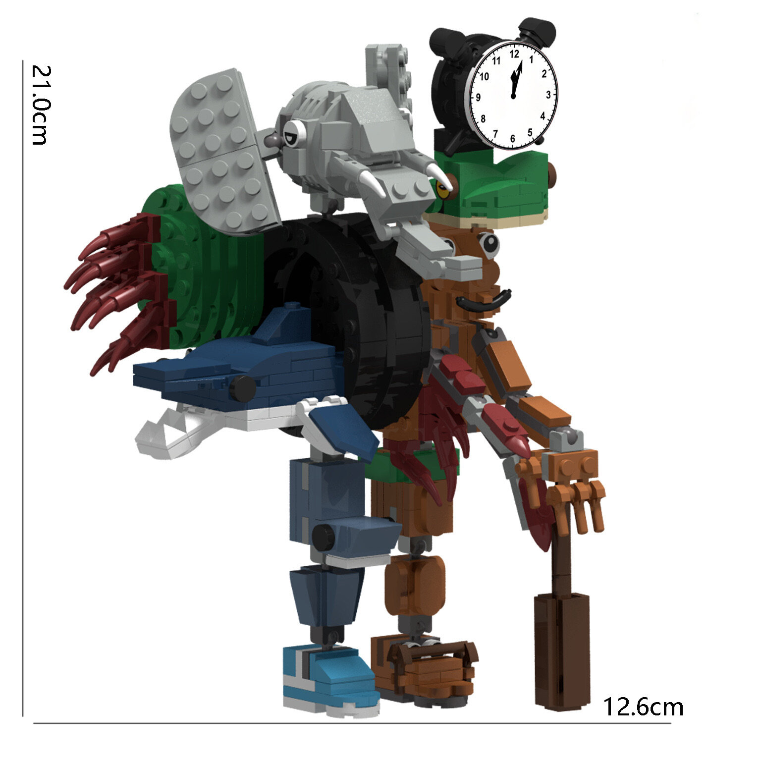 Пластиковый конструктор Палкочел итальянские животные мем