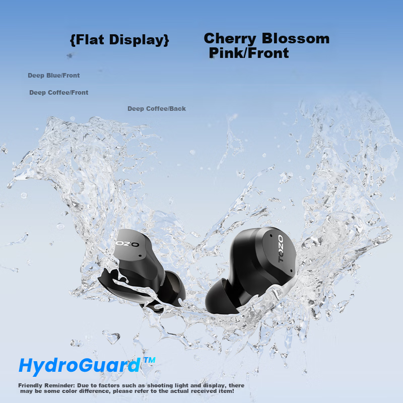 TOZO NC9 True Wireless Active Noise Cancelling Bluetooth Earbuds In-Ear 52 Hours Long Battery Life High Fidelity Sound Quality IPX8 Waterproof Sports Earphones Compatible with Apple Huawei Xiaomi