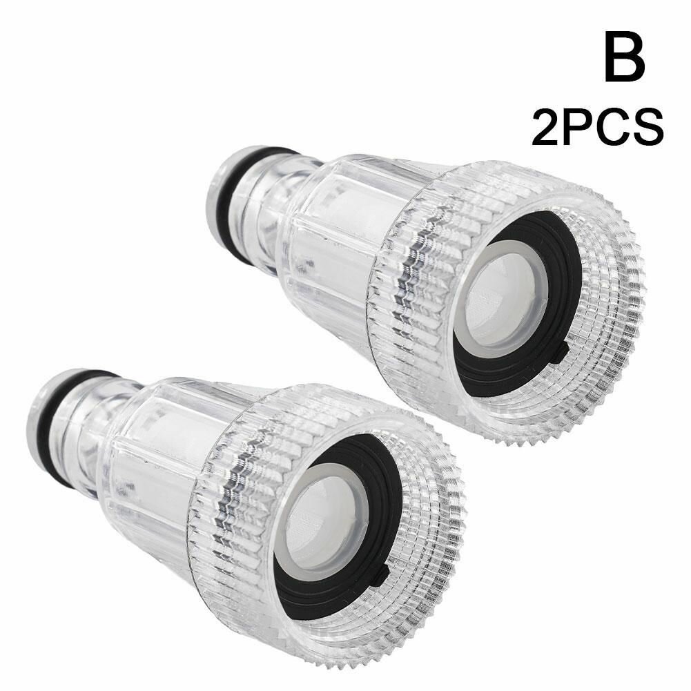 Прозрачные адаптеры насадки фильтра для воды для мойки высокого давления с внутренней резьбой 3/4 дюйма