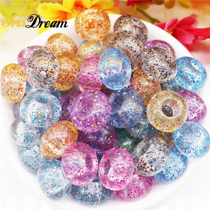Бусины IrisDream 14 мм Mix New Glitter для украшений