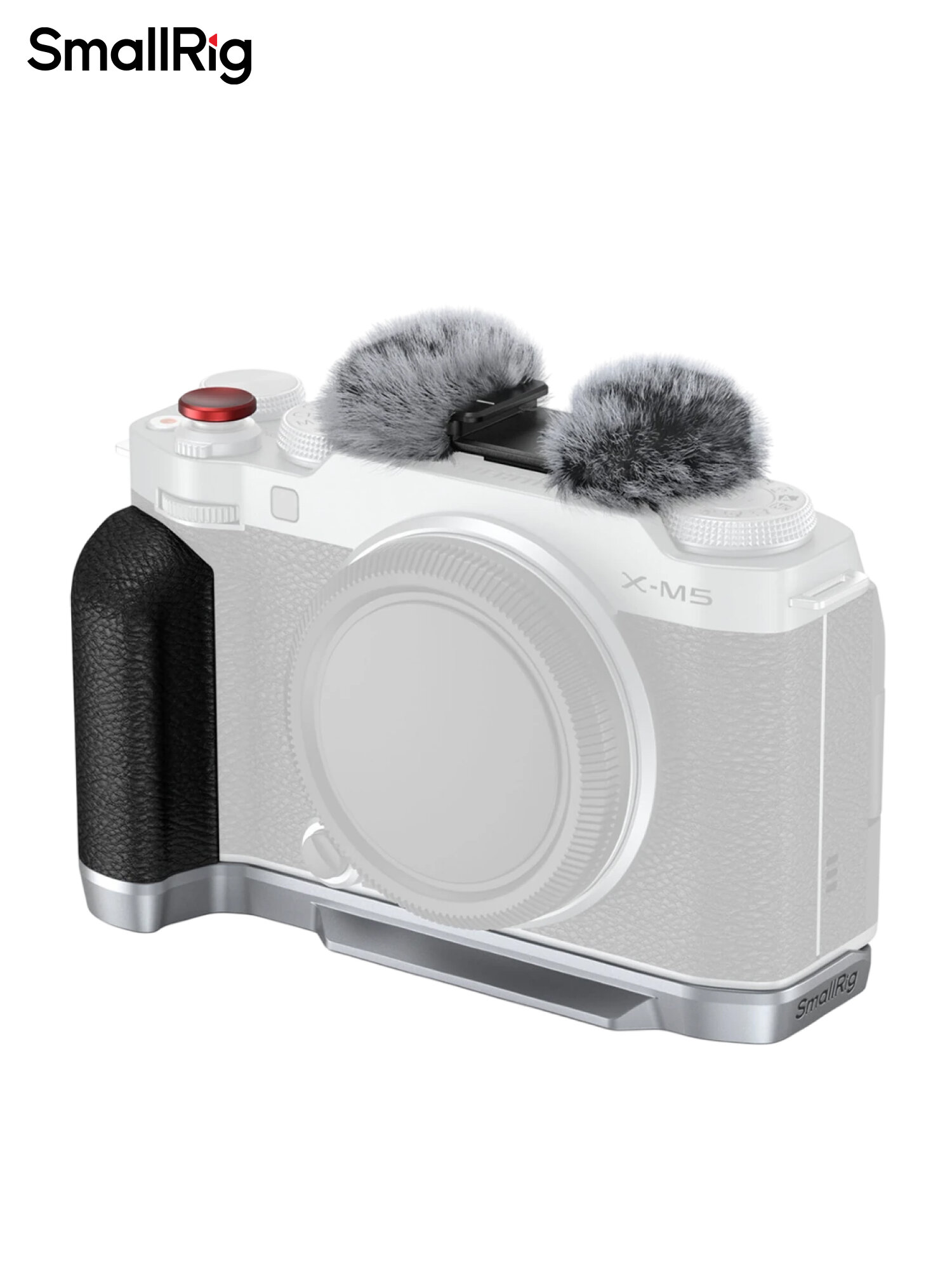 Площадка с рукояткой SmallRig 4876 L-Shape Mount Plate для Fujifilm X-M5 Серебро