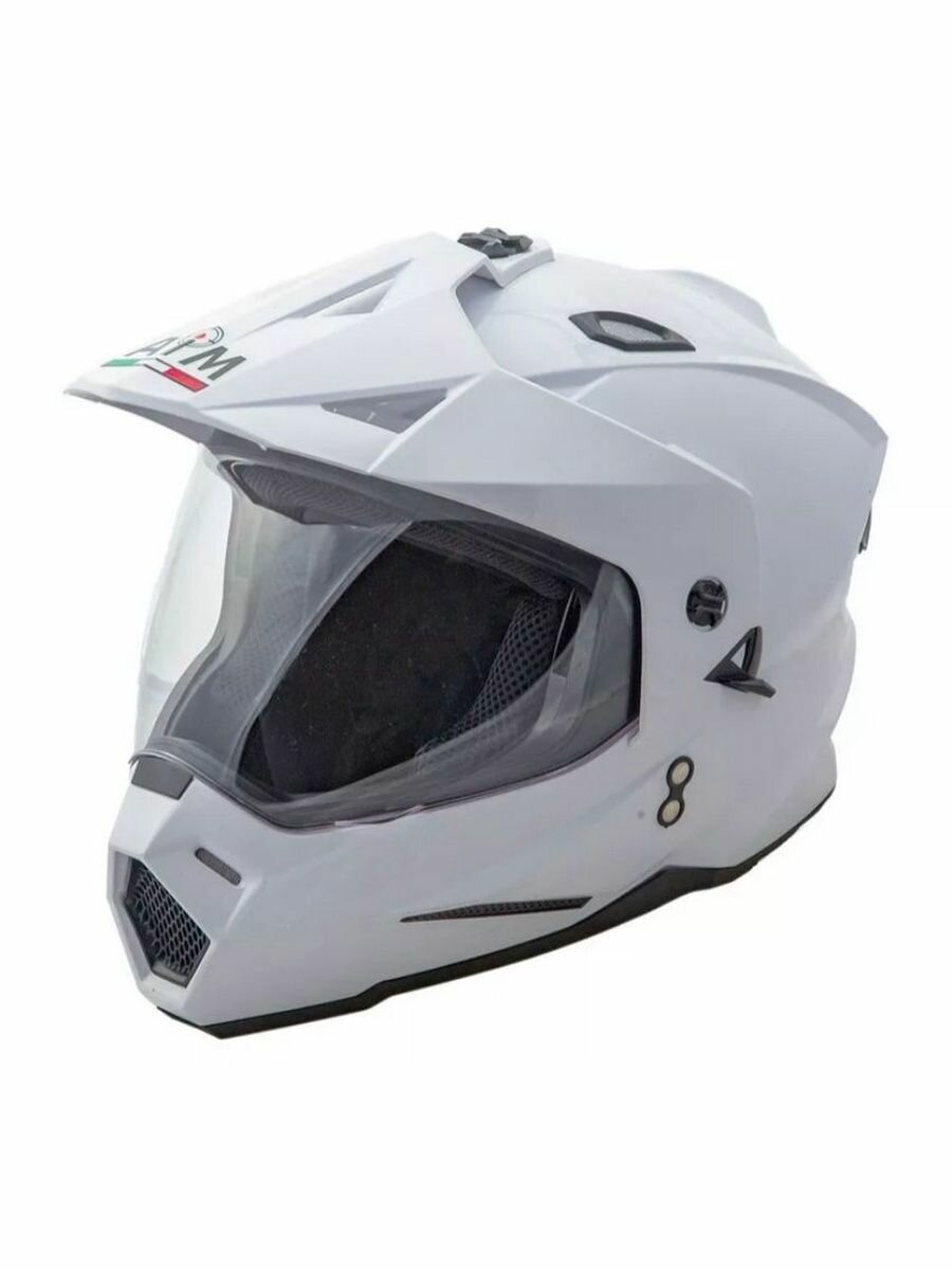 Шлем AiM детский JK802Y White Glossy