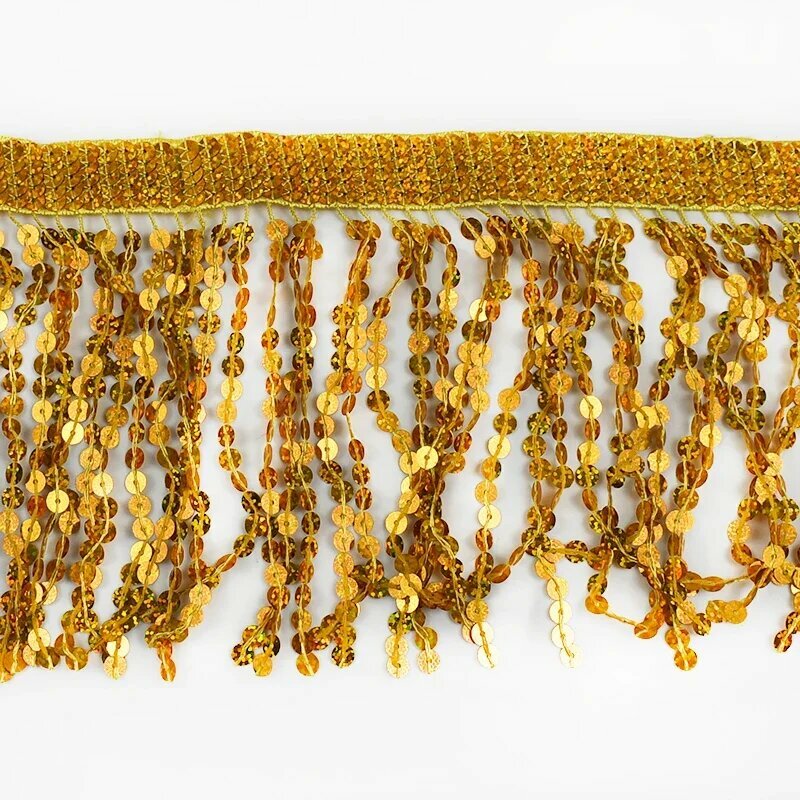 1-9 м бахрома с блестками и кисточками для платья для латинских танцев, кружевная отделка, одежда, лента с бахромой, ткань, аксессуары для отделки своими руками