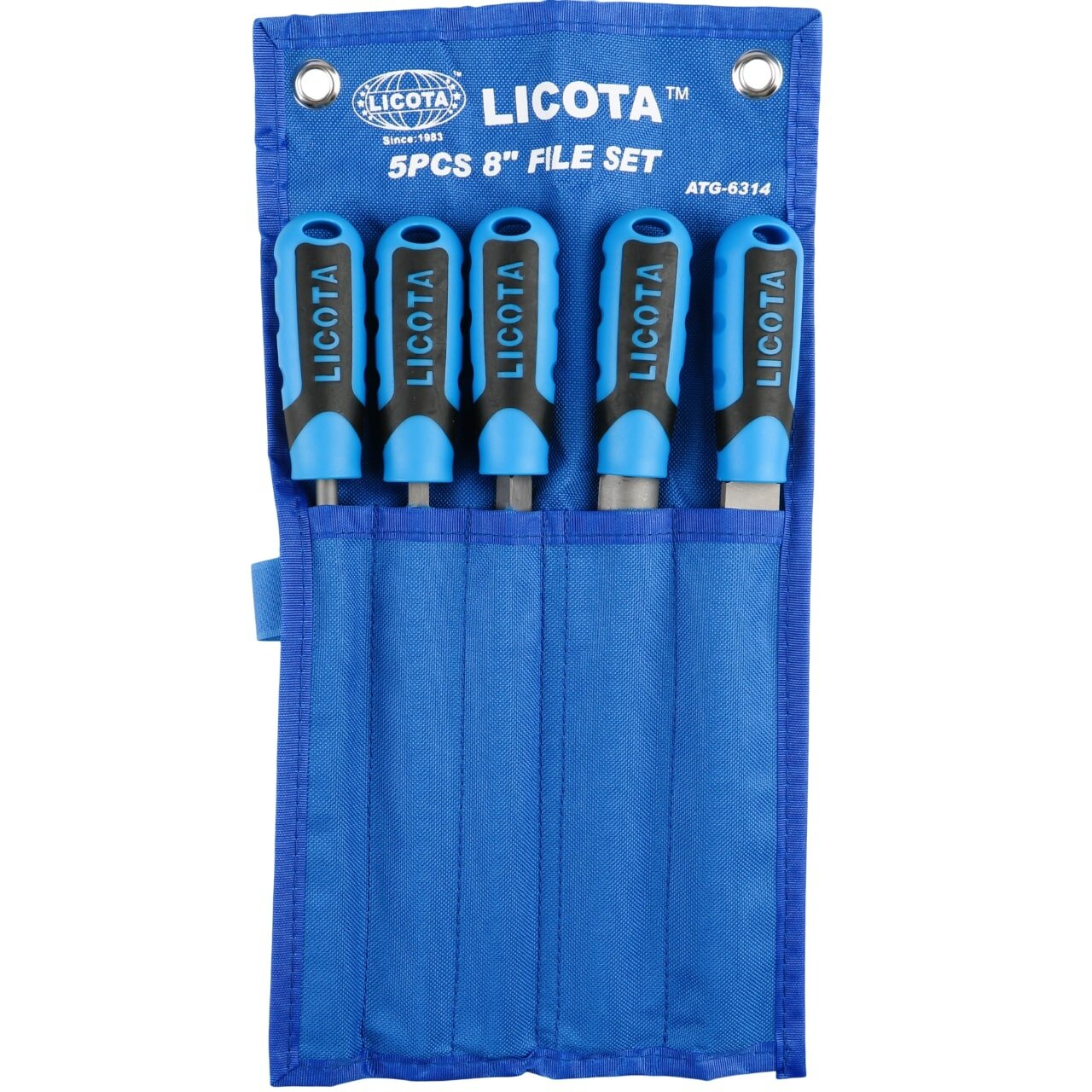 Licota ATG-6314 Набор напильников 200 мм с пластиковой рукояткой