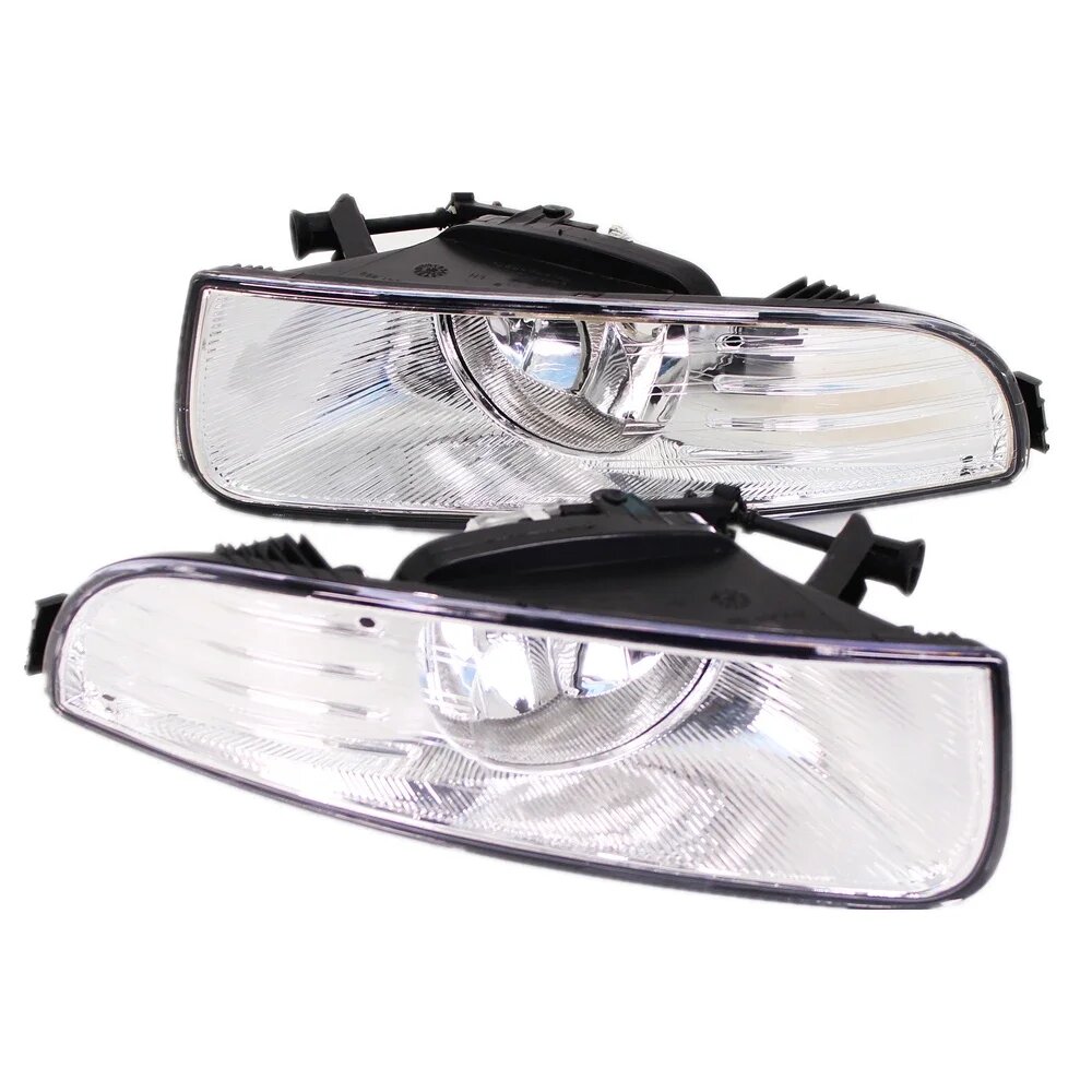 Пара левых и правых противотуманных фар в сборе с лампочкой для Skoda Superb MK2 2008 2009 2010 2011 2012 2013, передний бампер, противотуманная фара