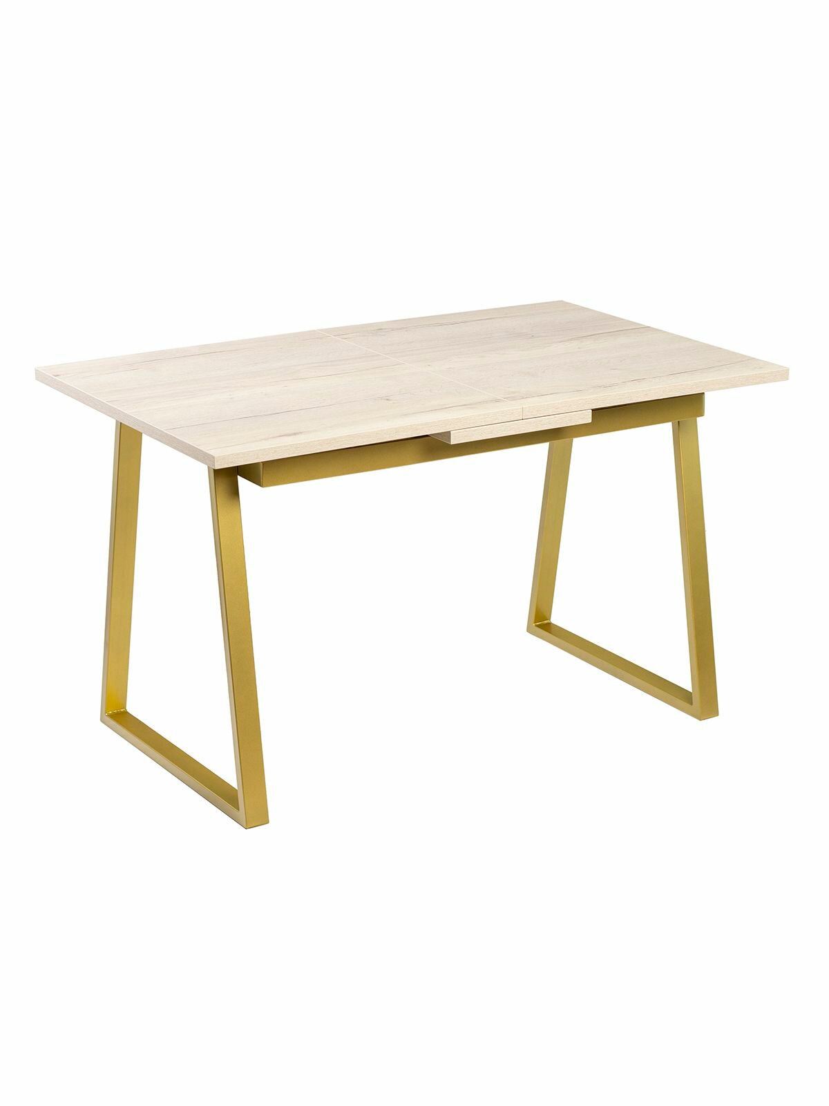 Стол урбан АП EGGER: Дуб Галифакс белый - Царговый пояс: Золото