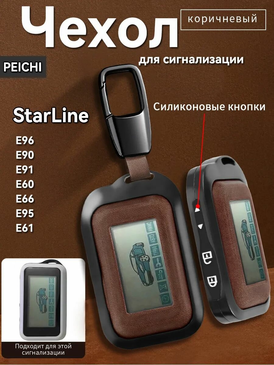Чехол для брелка сигнализации StarLine Старлайн E96, E90, E91, E60, E66, E95, E61