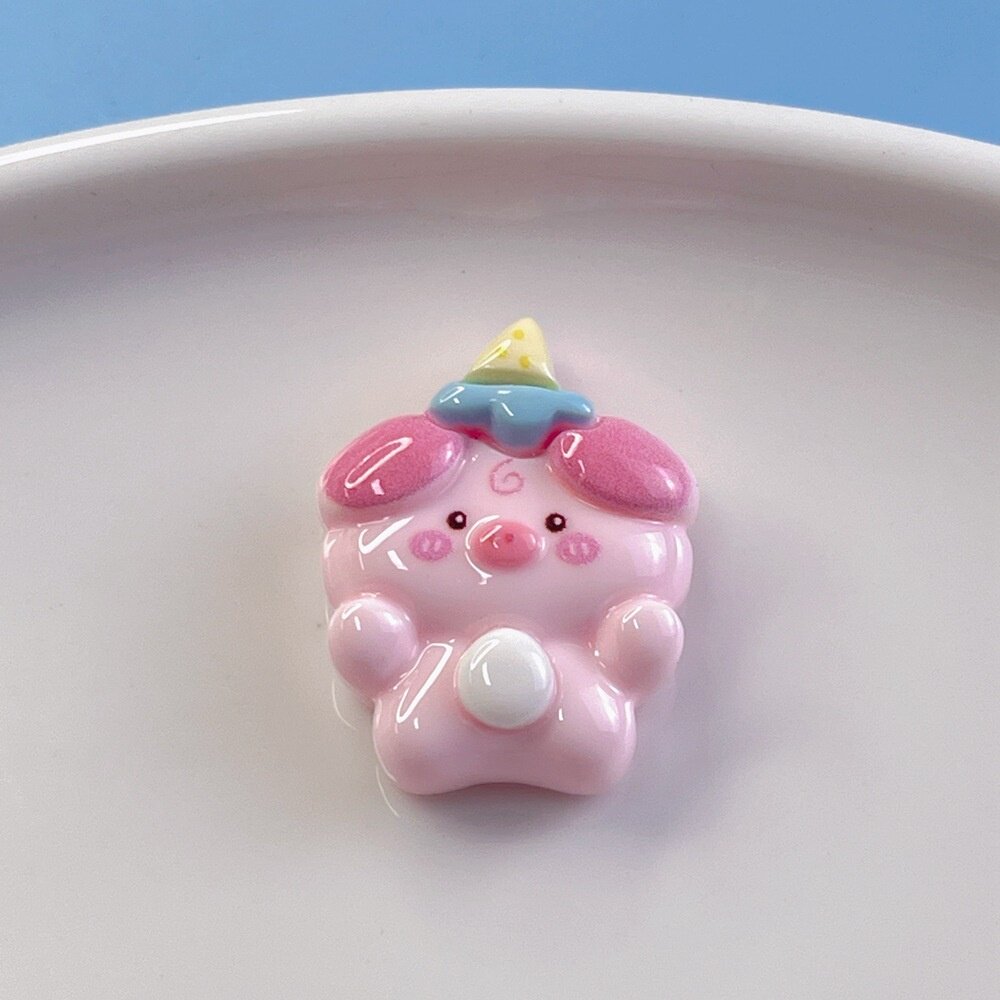 Набор для создания украшений своими руками: розовые свинки из смолы для милых и очаровательных дизайнов