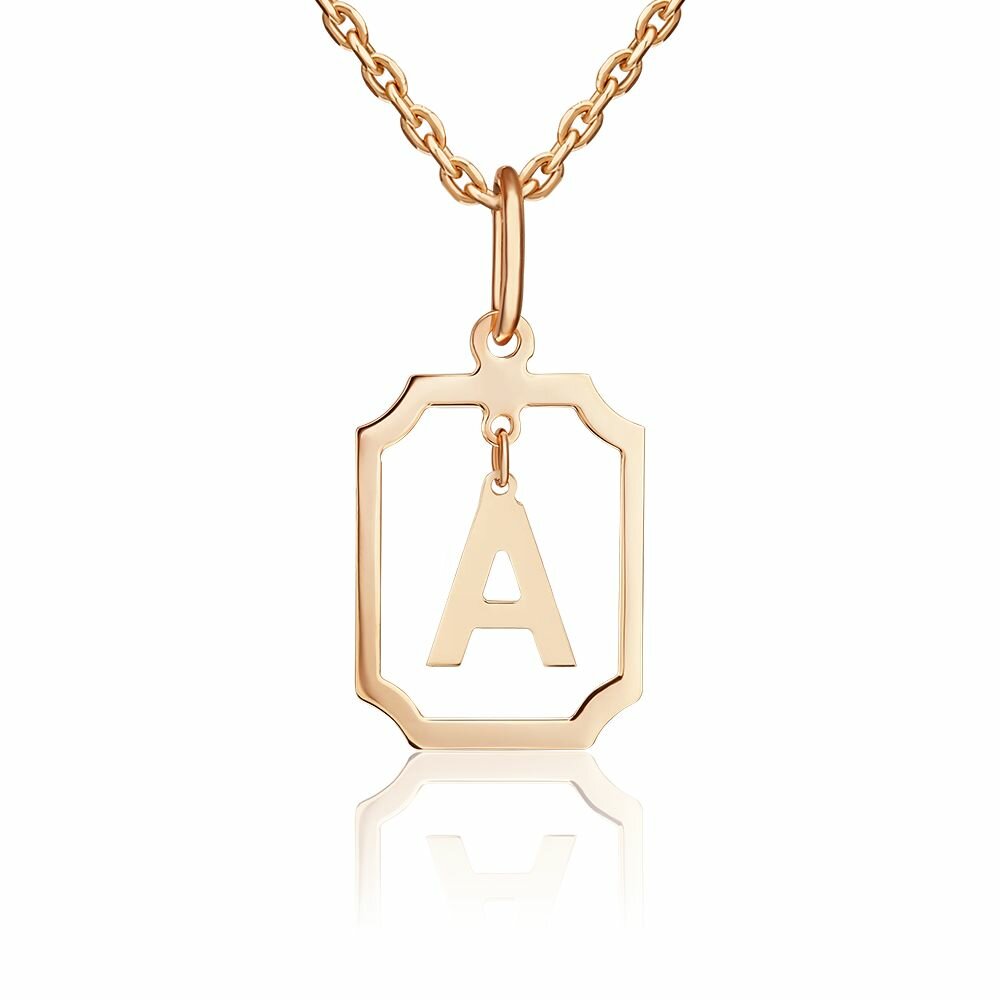 Подвеска, красное золото, 585 проба