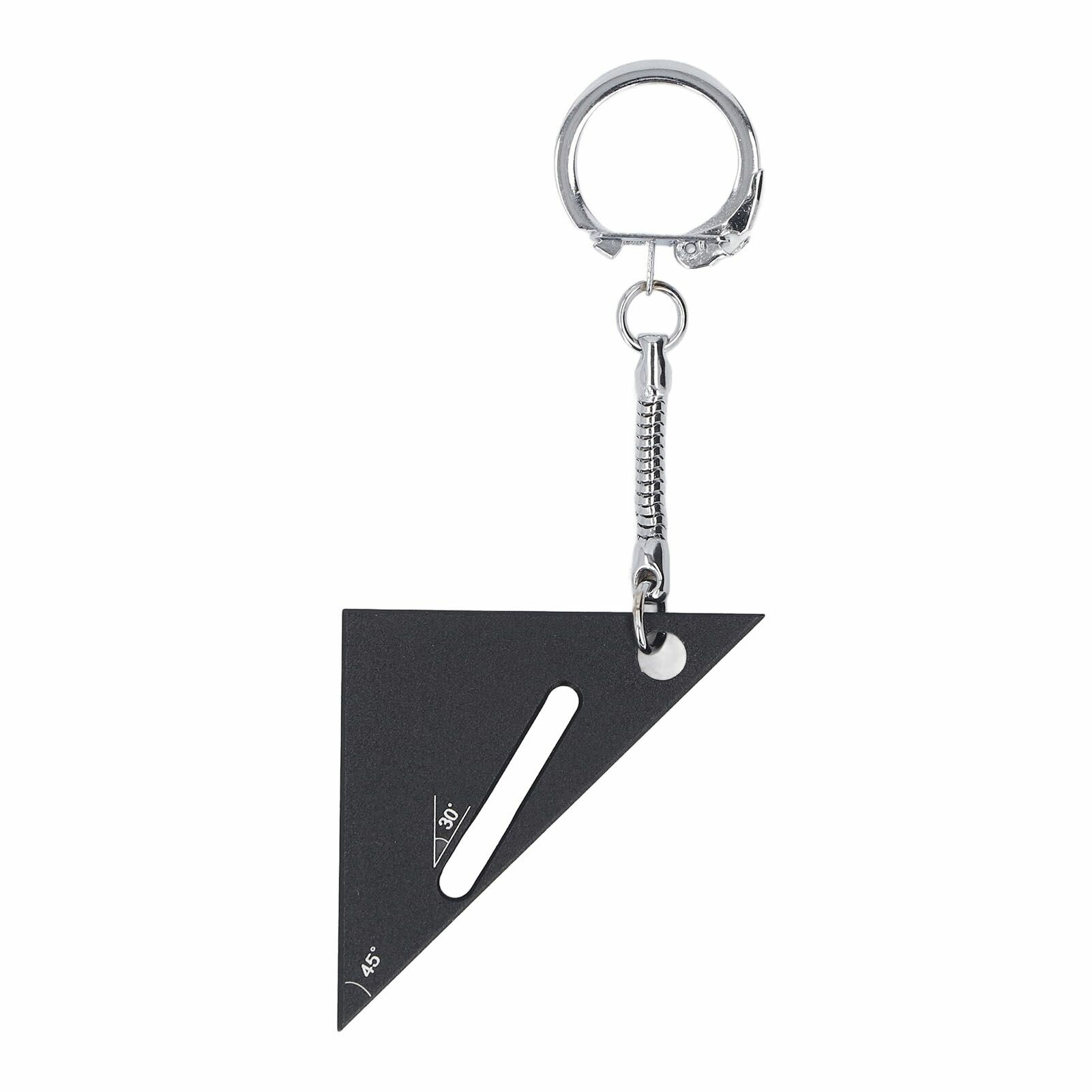 Алюминиевая линейка треугольника плотника 90 45 30 градусов Инструмент для измерения угла разметки, черный, для деревообработки, плотник, точность, легко читается