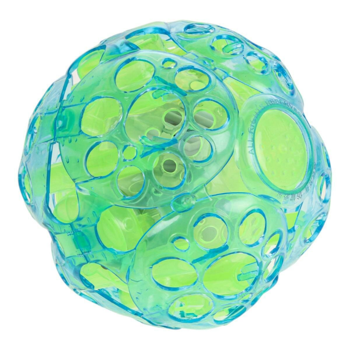 Мяч антистресс прозрачный с отверстиями, 20мм, цветной, для детей, 1 штука