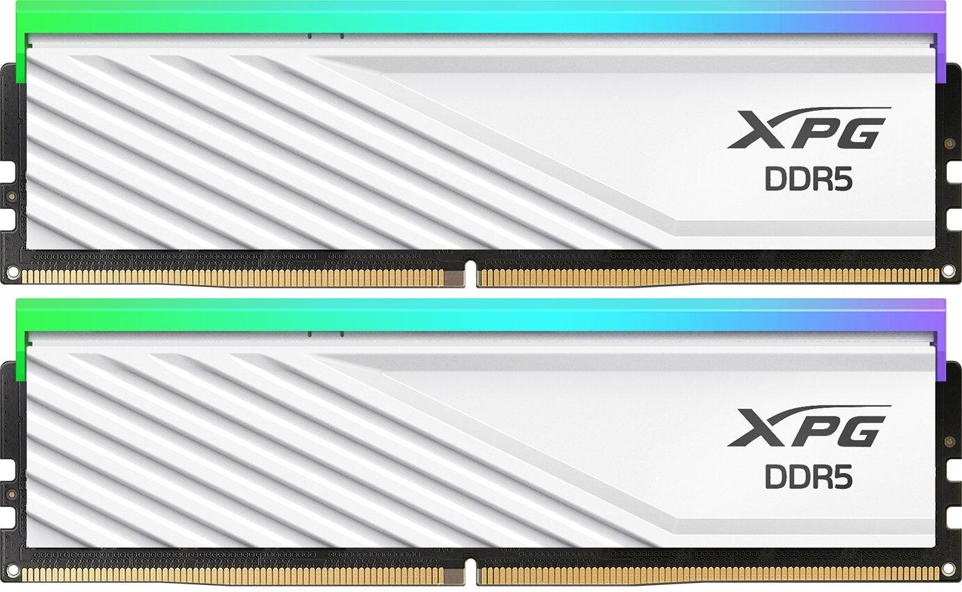 Оперативная память A-Data XPG Lancer DDR5 - 2x 16GB, 6000 МГц, DIMM, CL34, RTL (ax5u6000c3416g-dtlabrwh)