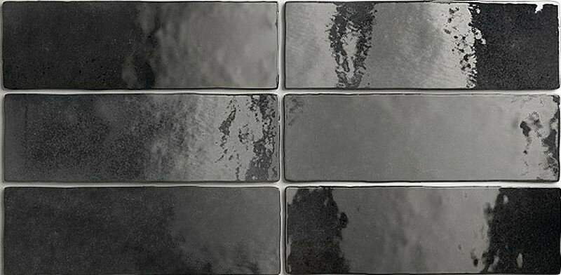 Керамическая плитка Equipe Artisan Graphite 24472 настенная 6,5х20 см черная