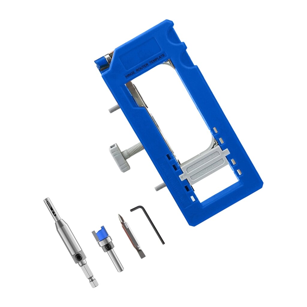 Приспособление для Дверных Петель, Врезное Устройство для Дверных Петель, Шаблон Фрезы для Дверных Петель длиной от 3 ” до 5” Разного Размера