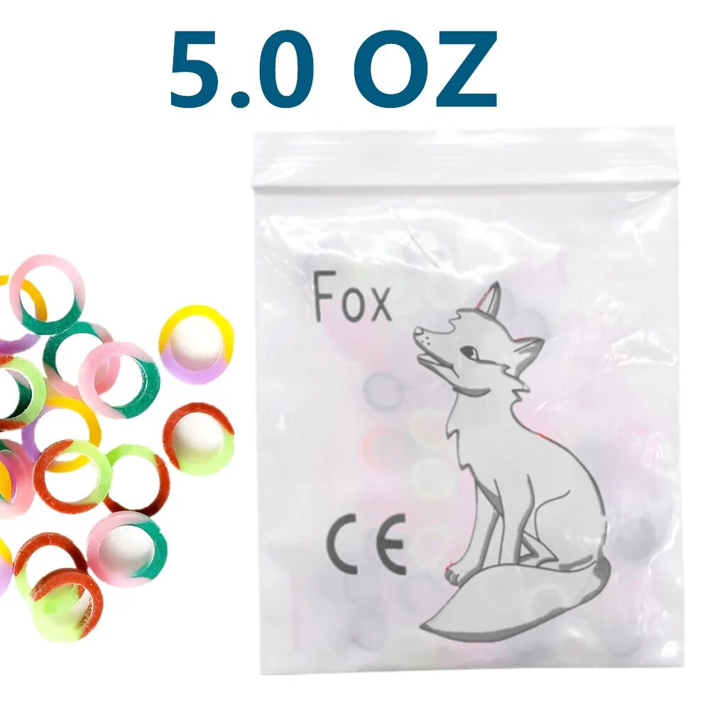 Силиконовые резинки для брекетов 5oz Fox Color