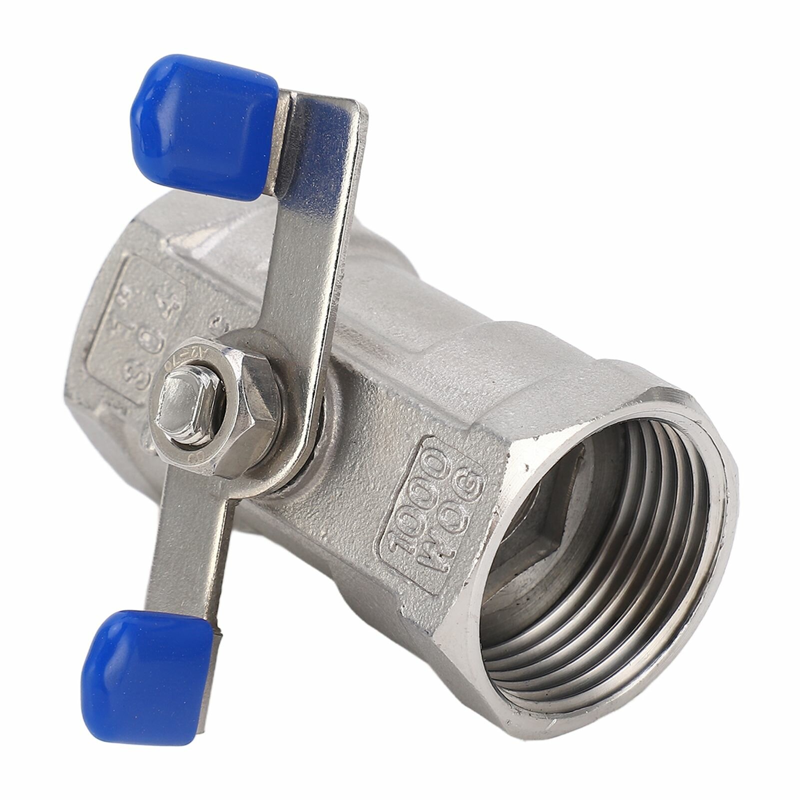 1 дюйм полнопроходной шаровой клапан из нержавеющей стали в форме бабочки с двойной внутренней резьбой шаровой клапан для садовых насосных смесителей