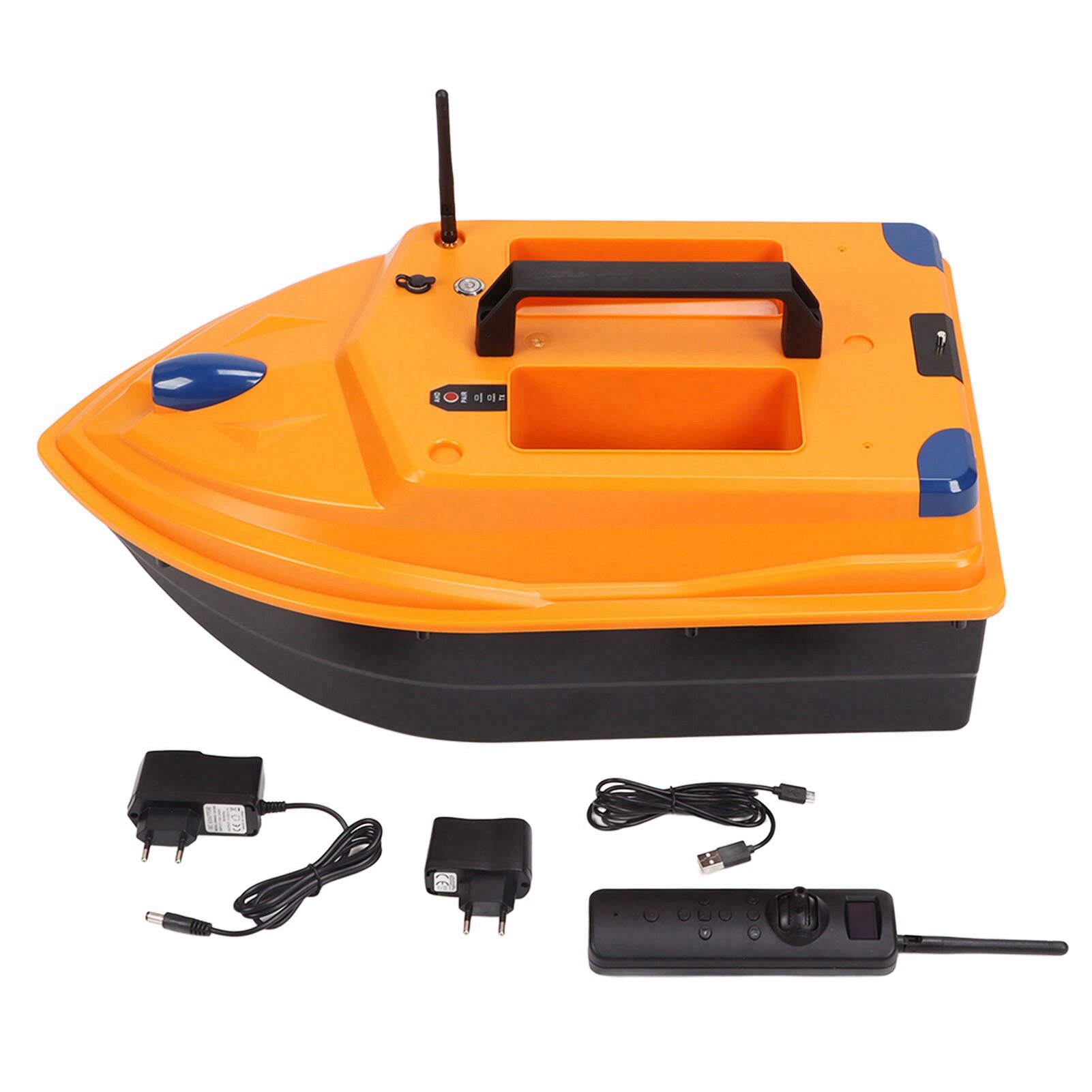 Рыбалка с дистанционным управлением лодка RC Fish Finder GPS Navigation 500M Автоматическая возврат 40 пятен для любителей рыбалки ЕС