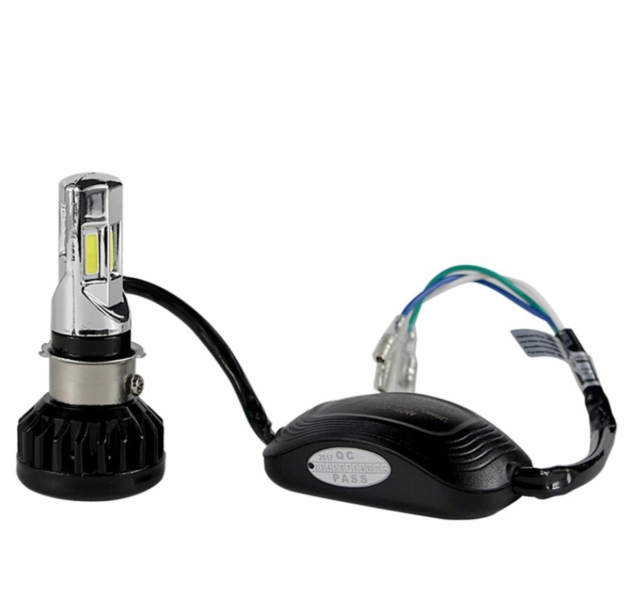 Универсальная мотофара LED H4 Hs1 Ba20D P15D H6 3500Lm 35W для всех мотоциклов 6Cob 6000K