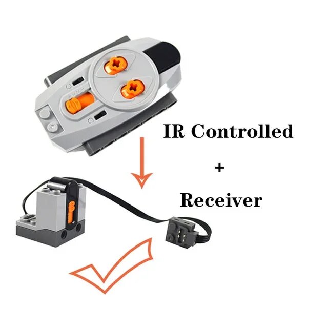 Модуль силового блока, мини-мотор, микромотор, строительный блок, двигатель, автомобильный кирпич, технологическая игрушка PF для деталей C61018 C61019 Ledo
